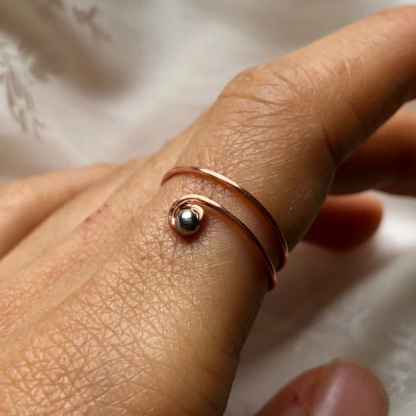 Adjustable Wire Ring - Etsy