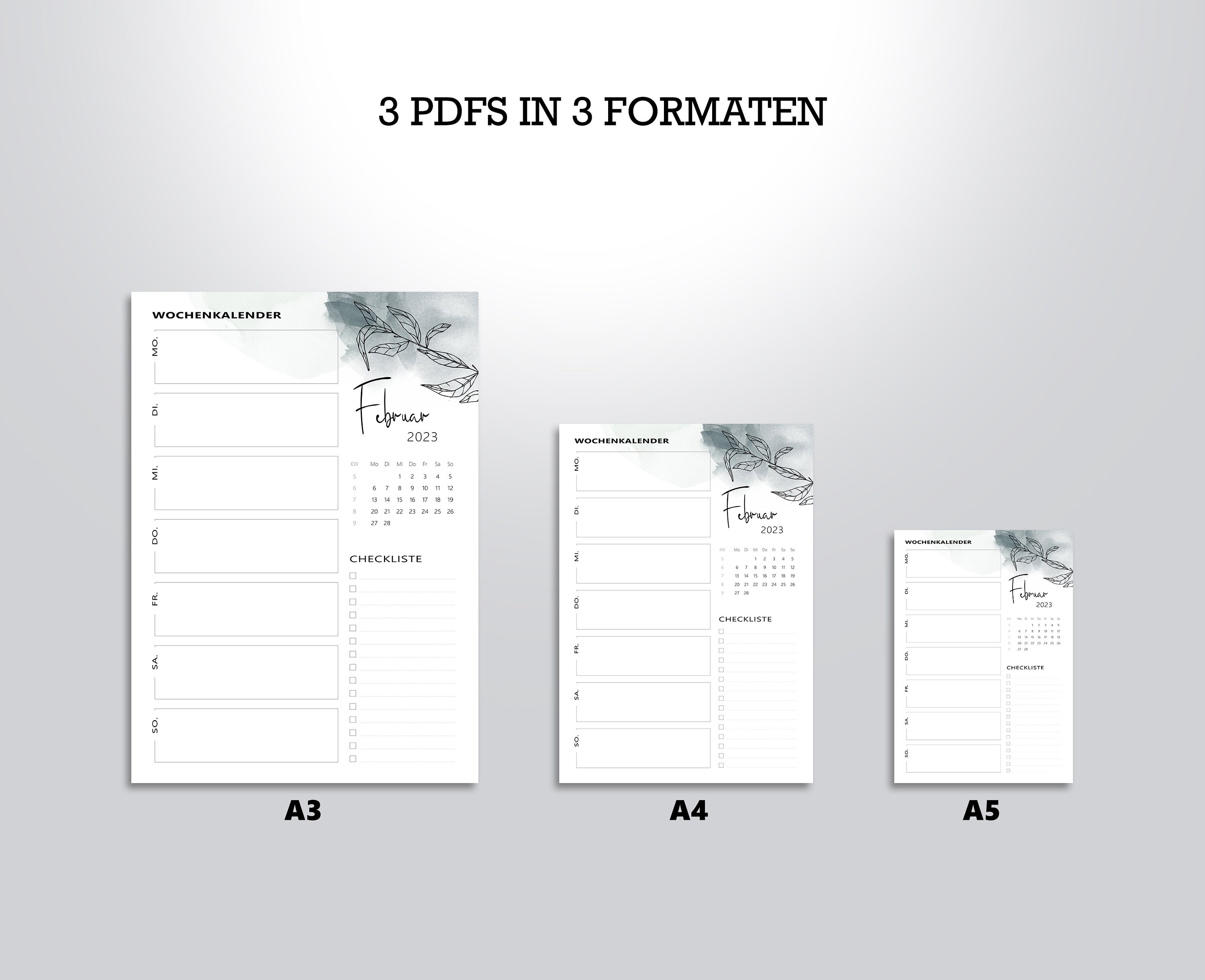 Printable Weekly Planner 2023 Weekly Schedule 2022 2023 - Etsy