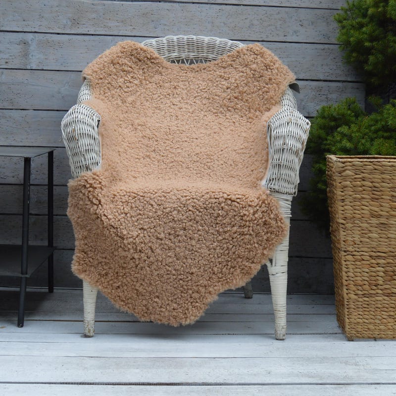 Sheepskin Bench - Etsy