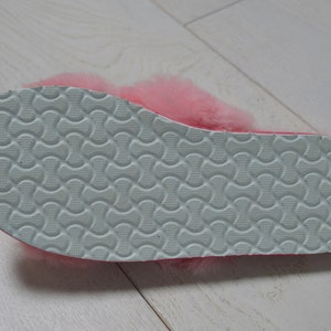 Yeti Handcrafted Sheepskin Slip on Flat Mule Sliders Luxury and Comfy ...