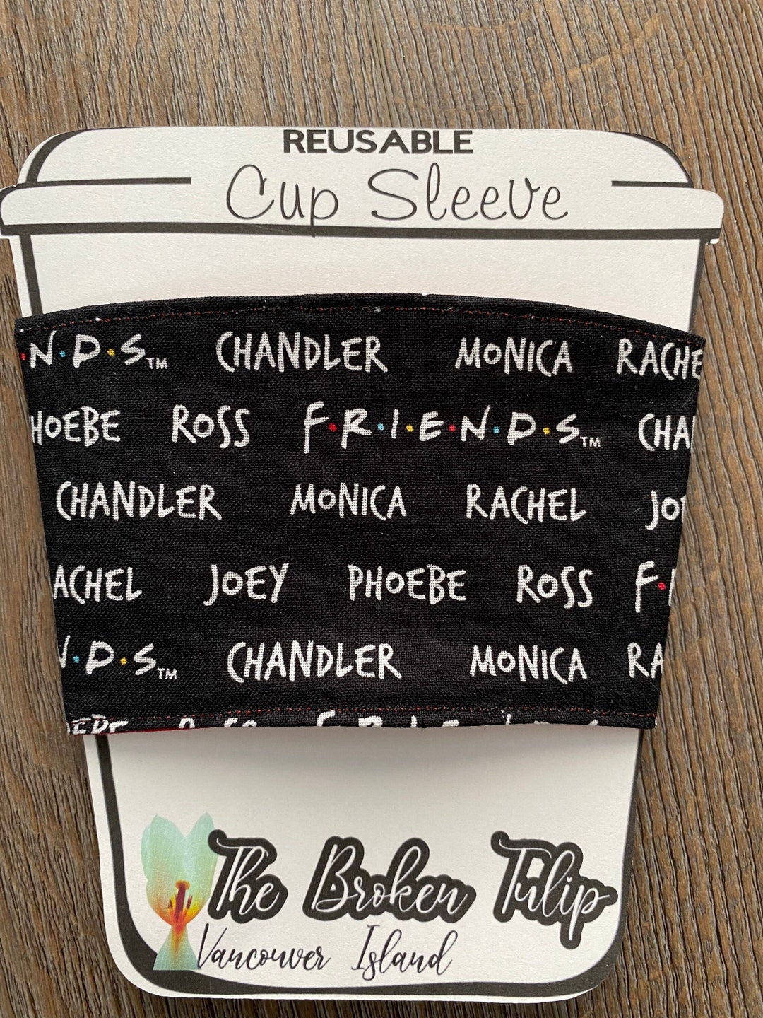FRIENDS Coffee Cup Sleeve | Reusable | Cup Cozy | Coffee Lover ...