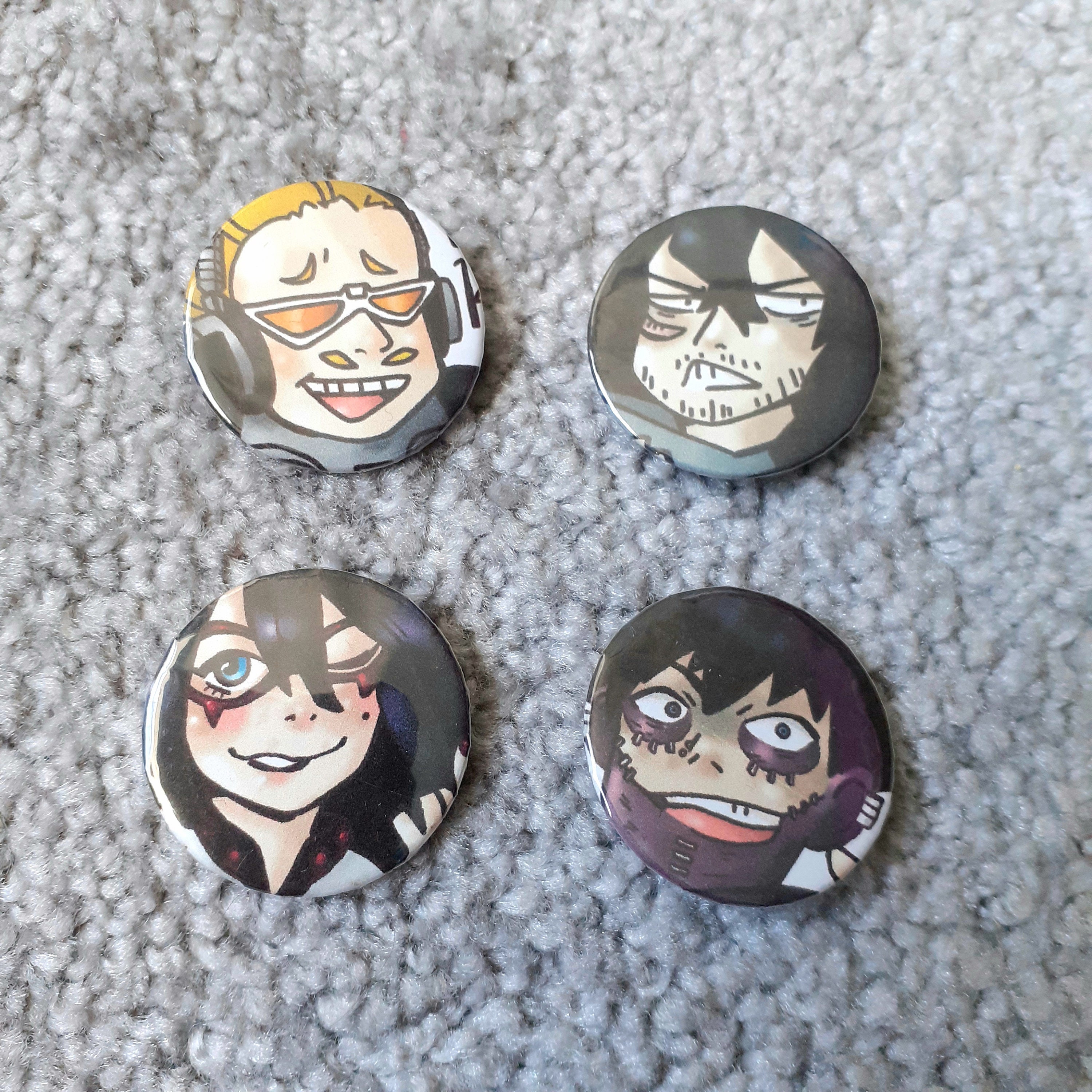My Hero Academia Badges - Etsy
