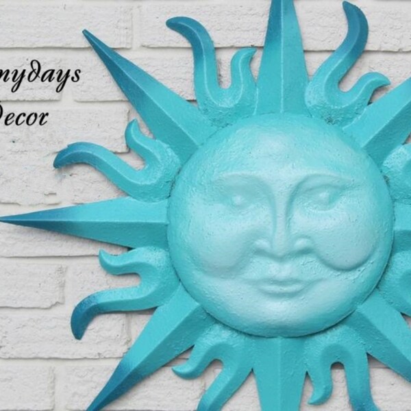 Large Metal Sun - Etsy