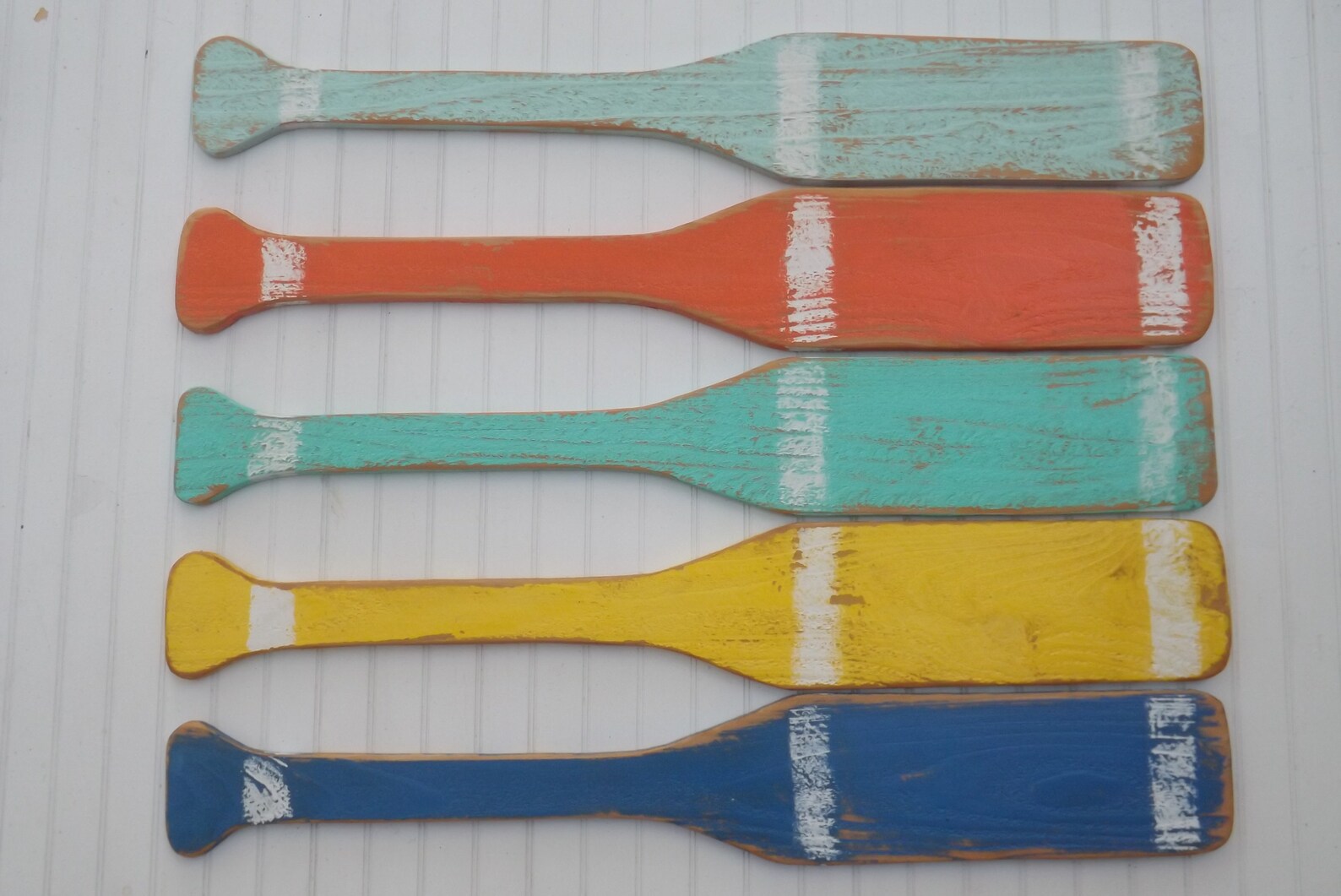 Oar Wall Decor Wood Oar Wall Mount Rustic Beach Decor Beach - Etsy
