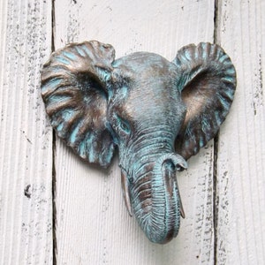 Faux Elephant Head Wall Hanging - Etsy