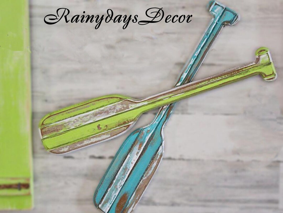 Oar Wall Decor, Nautical Decor, Coastal Living, Rustic Beach Decor ...