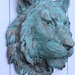 Majestic Faux Taxidermy Tiger Head | Lifelike Wildlife-inspired Decor ...