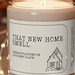 New Home Gift Candle, New Home Smell, Gift Candle for Friend, Client ...