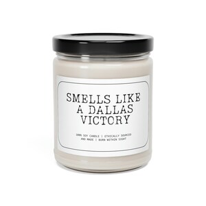 Dallas Cowboys Inspired, Lucky Candle Collection, Scented Soy Candle ...