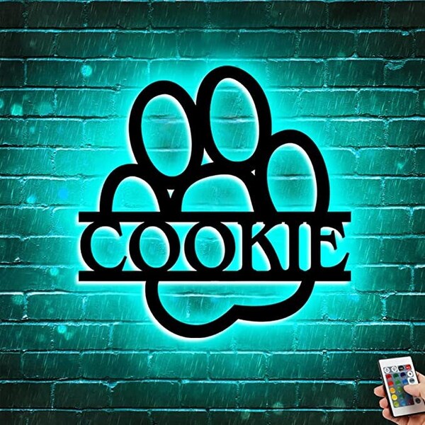 Paw Neon - Etsy
