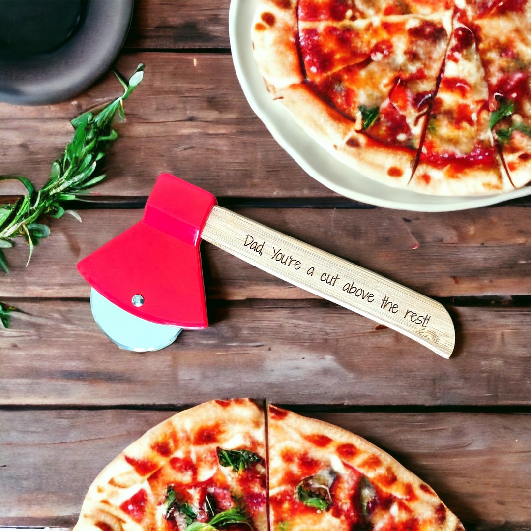 Personalized Axe Shaped Pizza Cutter - Personalized Housewarming Gift ...