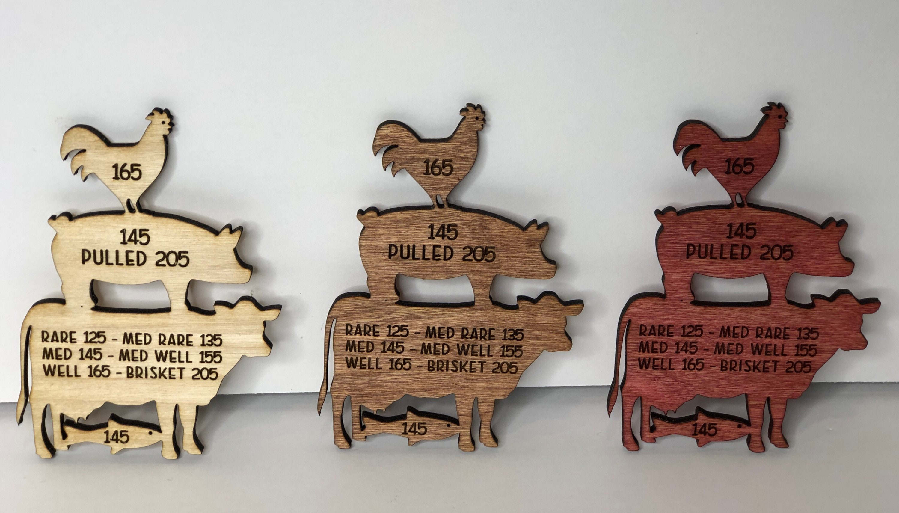 Cooking Temperature Magnet BBQ Smoker Gift Cooking Temps - Etsy