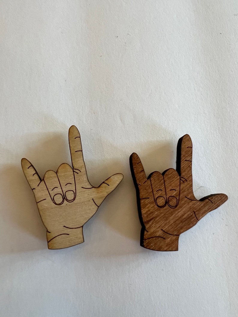 ASL I Love You Magnets Sign Language Magnets - Etsy