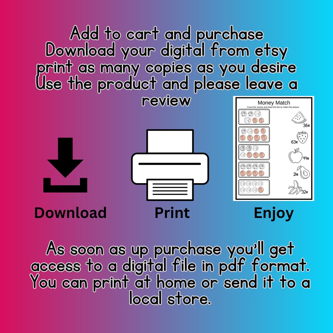 Money Worksheet Bundle: Counting Coins, Kindergarten - 2nd Grade (PDF ...