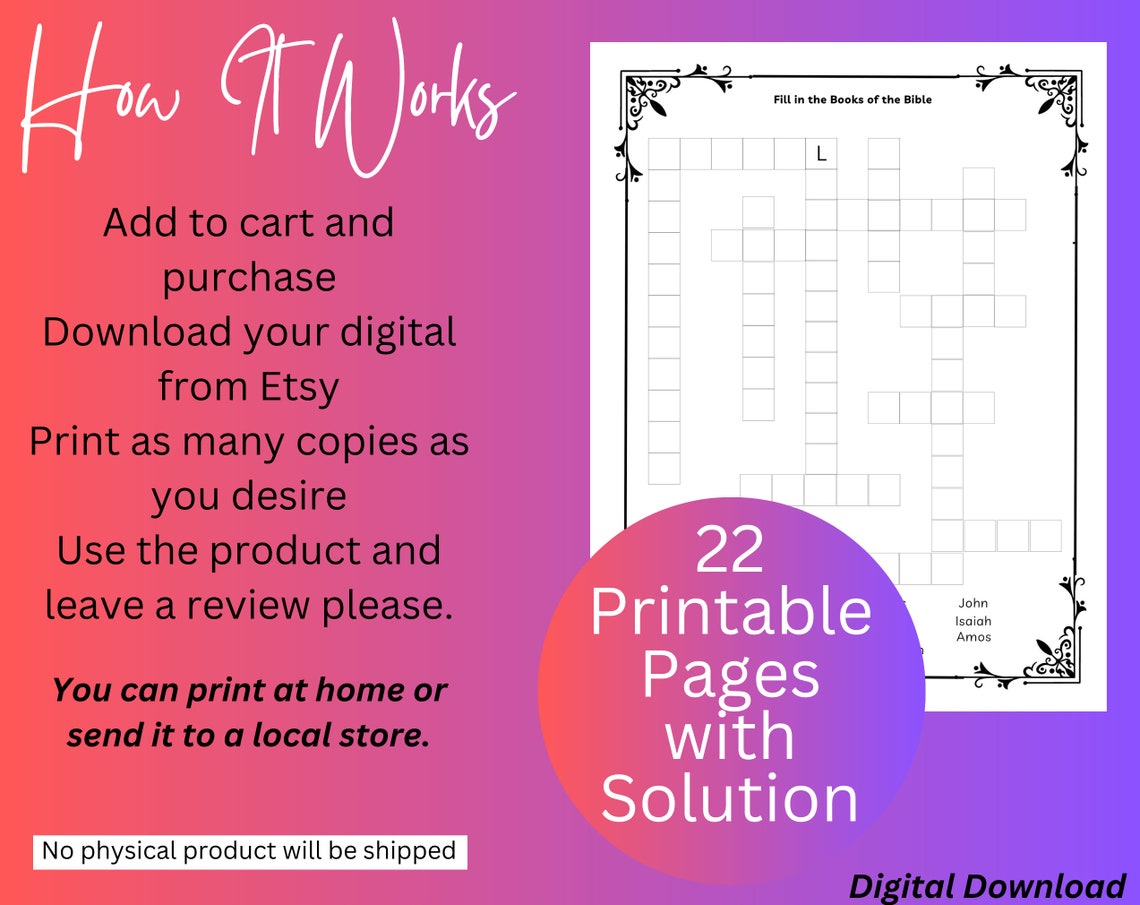 Bible Puzzles, Printable Bible Games, Bible Word Match Puzzles, Bible ...