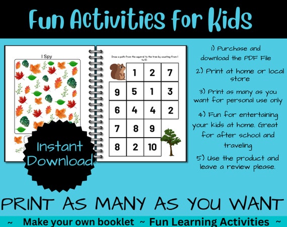 Fun Activities To Print Out