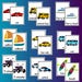Vehicle Matching Cards, Matching Game for Kids, Toddler Matching ...
