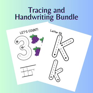 100 Preschool Line Tracing, Alphabet and Number Tracing , Preschool ...