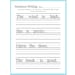 25 Printable Write the Sentence Worksheet, Sentence Writing Practice ...