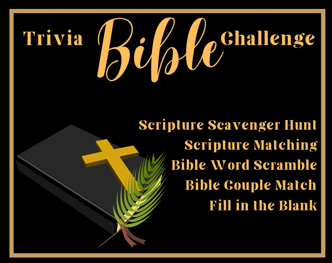 Bible Trivia Challenge, Bible Trivia Quiz, Printable Bible Trivia ...