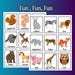 Animal Matching Game for Kids, Memory Matching Game, Educational Game ...