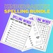 Kindergarten Spelling Bundle, Spelling for Kids, Kindergarten Spelling ...