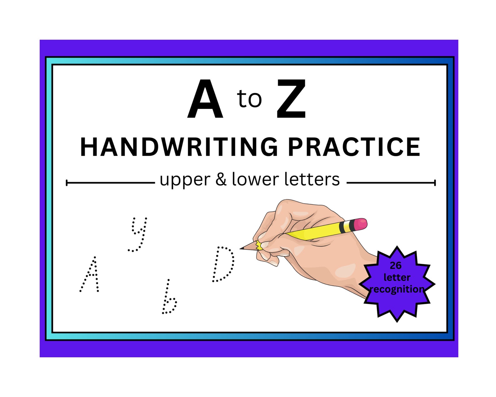 Printable Alphabet Practice Worksheets, Alphabet Tracing Pages ...