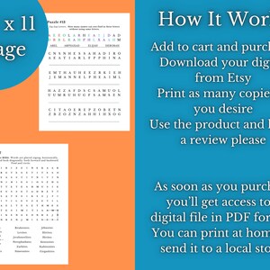 Zig Zag Word Search, Bible Printable, Bible Word Hunt, Bible Themed Zig ...