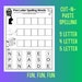 Cut and Paste Spelling Worksheets, Cut and Paste Spelling Words ...