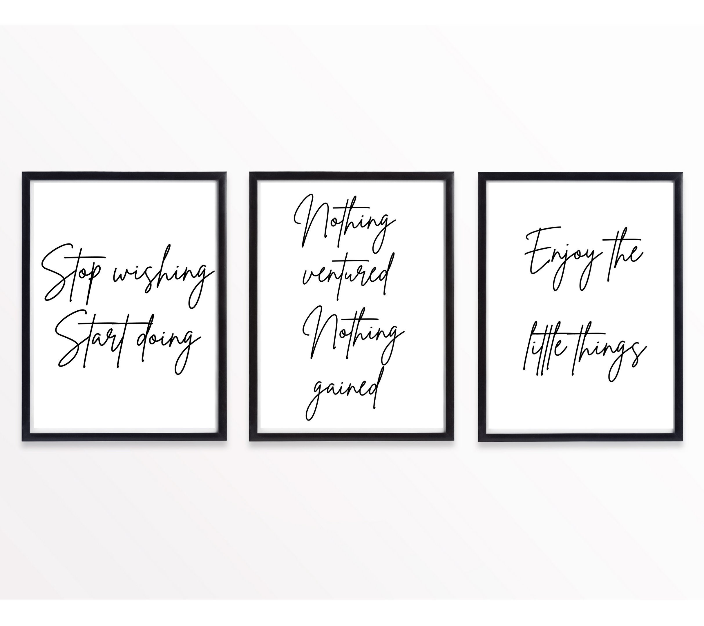 Inspirational Wall Art Quotes Digital Download Set of 3 | Etsy