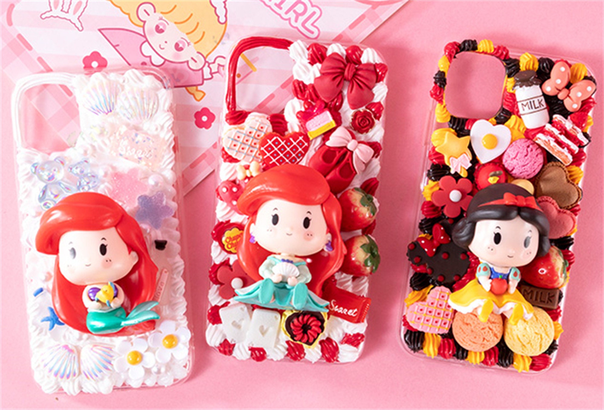 Cute Girl Doll Cream 3D Phone Case for Iphone 14 13 Pro Max - Etsy
