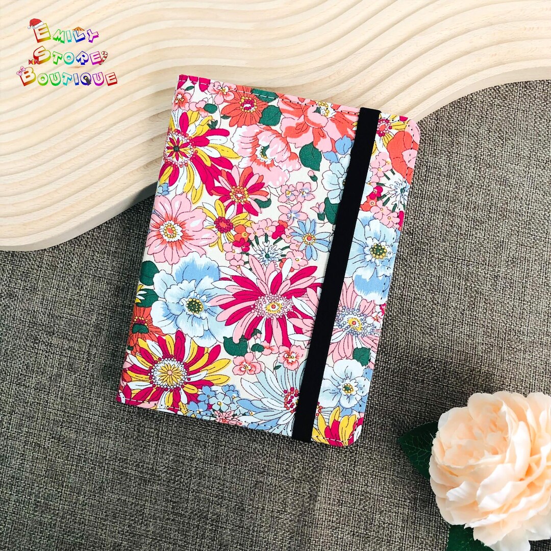 Colorful Hand Embroidered Flower Fabric Case for Paperwhite 12th Gen ...