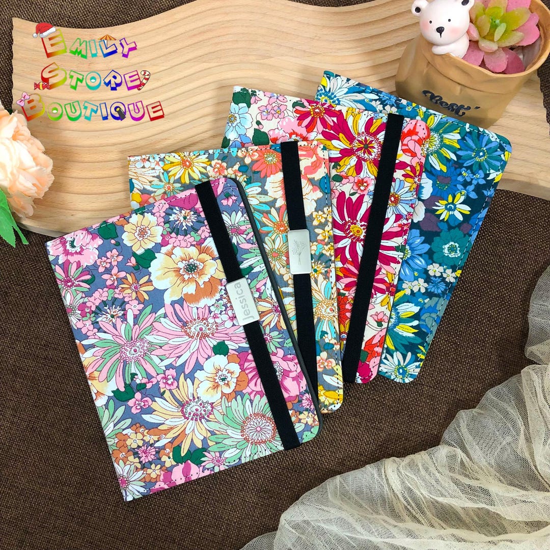 Custom Metal Tag Flower Fabric Cases for Nook Glowlight 4e,kindle 6 ...
