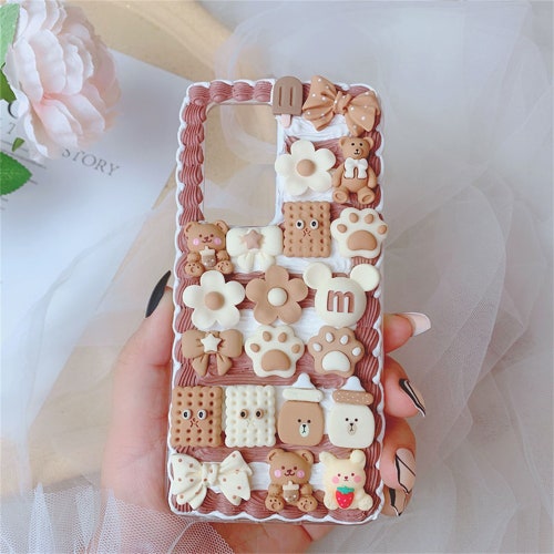 Cartoon Cute Cookies Cream Case Iphone 14 13 12 Pro Max - Etsy