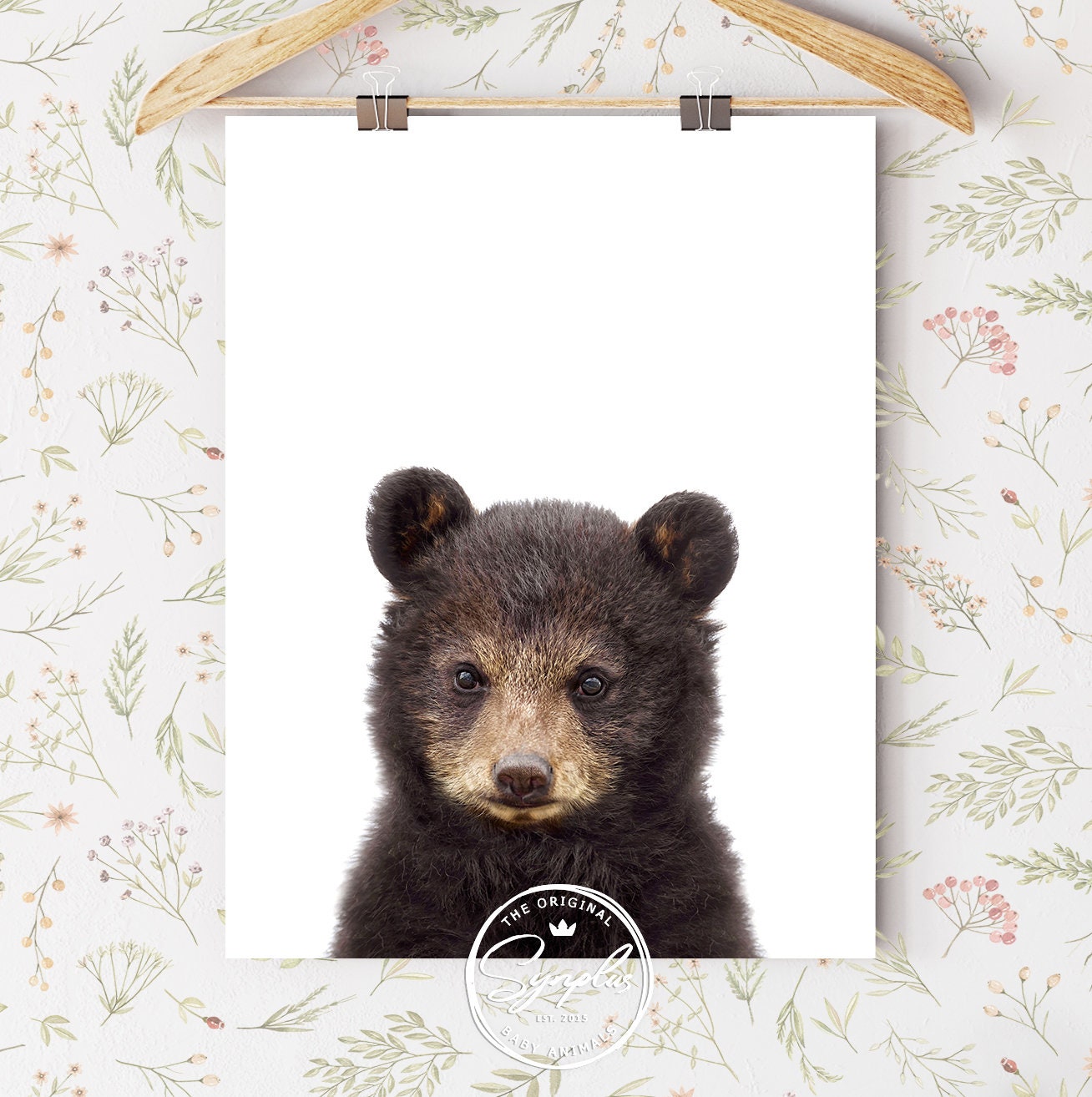 Bear Cub Print Baby Animals Art Prints by Synplus Baby Bear - Etsy
