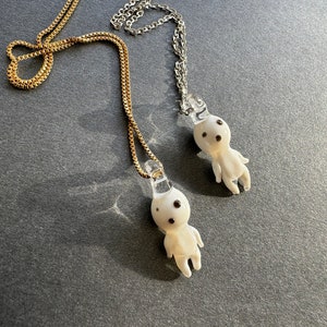 Kodama Miniature Glass Charm Necklace - Etsy