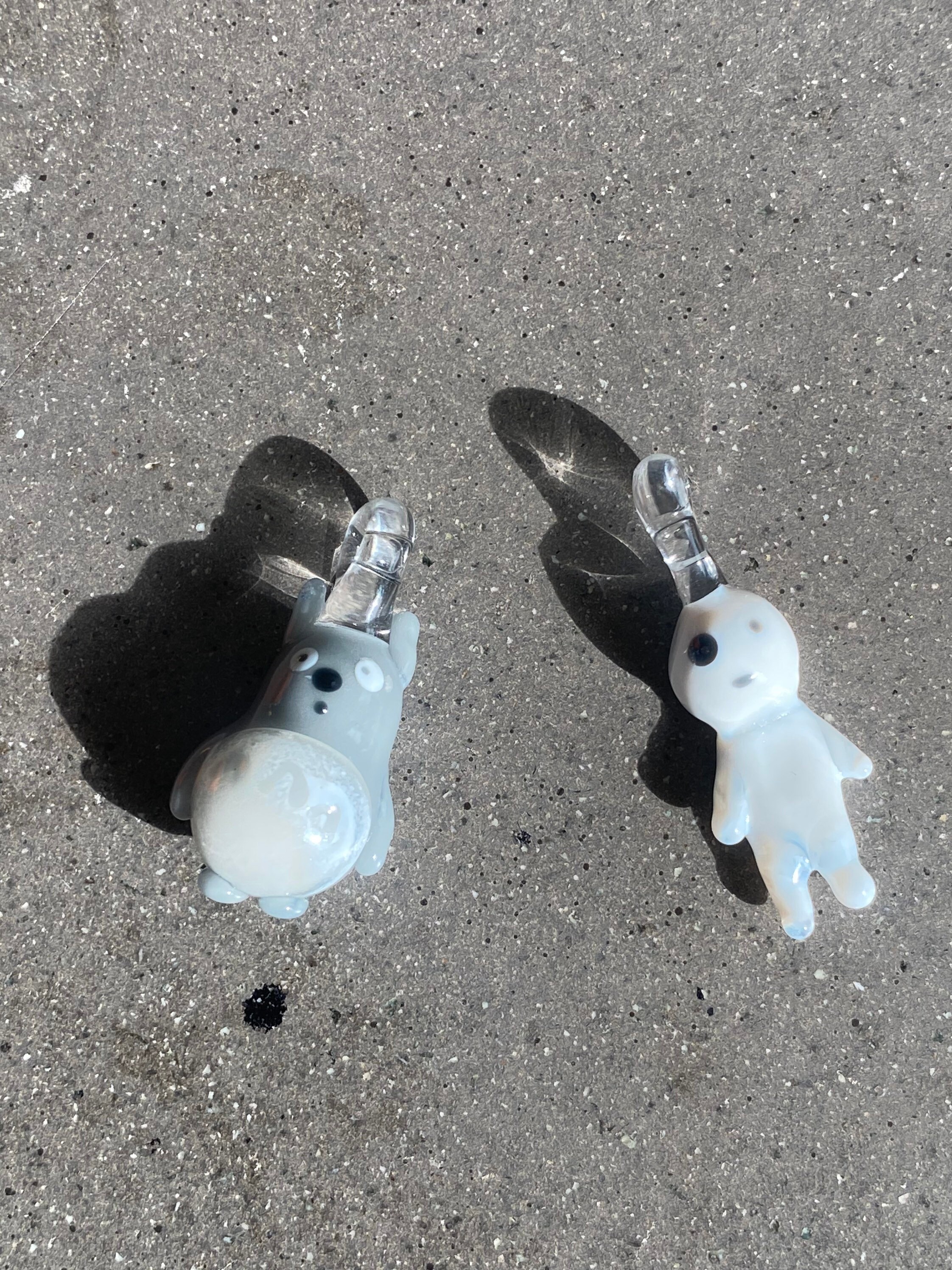 Kodama Miniature Glass Charm Necklace - Etsy