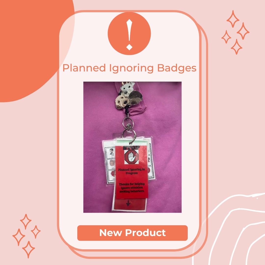 Planned Avoidance Door and Badge Sign for ABA/EBD Classrooms - Etsy