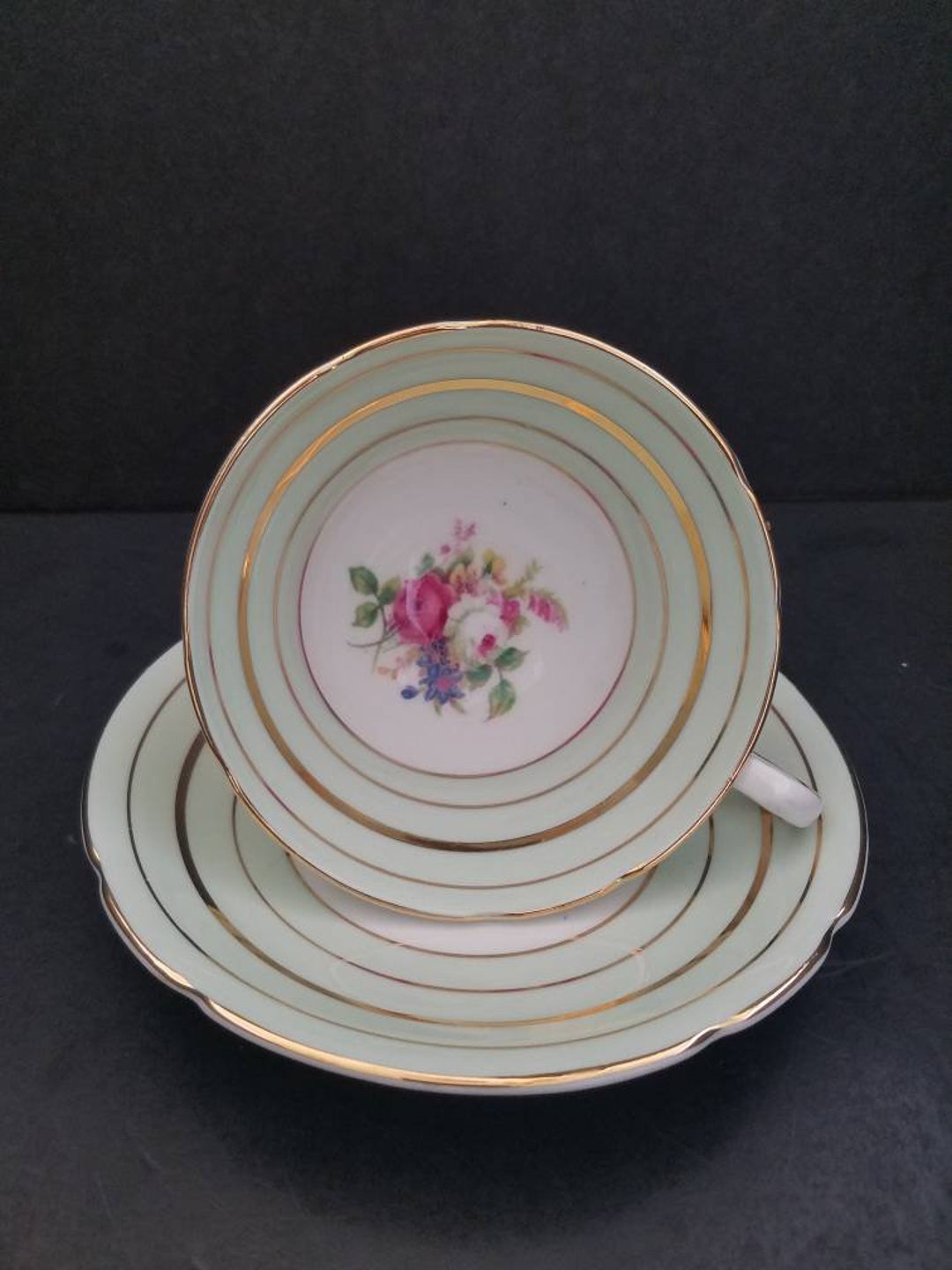 Vintage Bone China Tea Cup and Saucer. Stanley Made in England. Mint ...