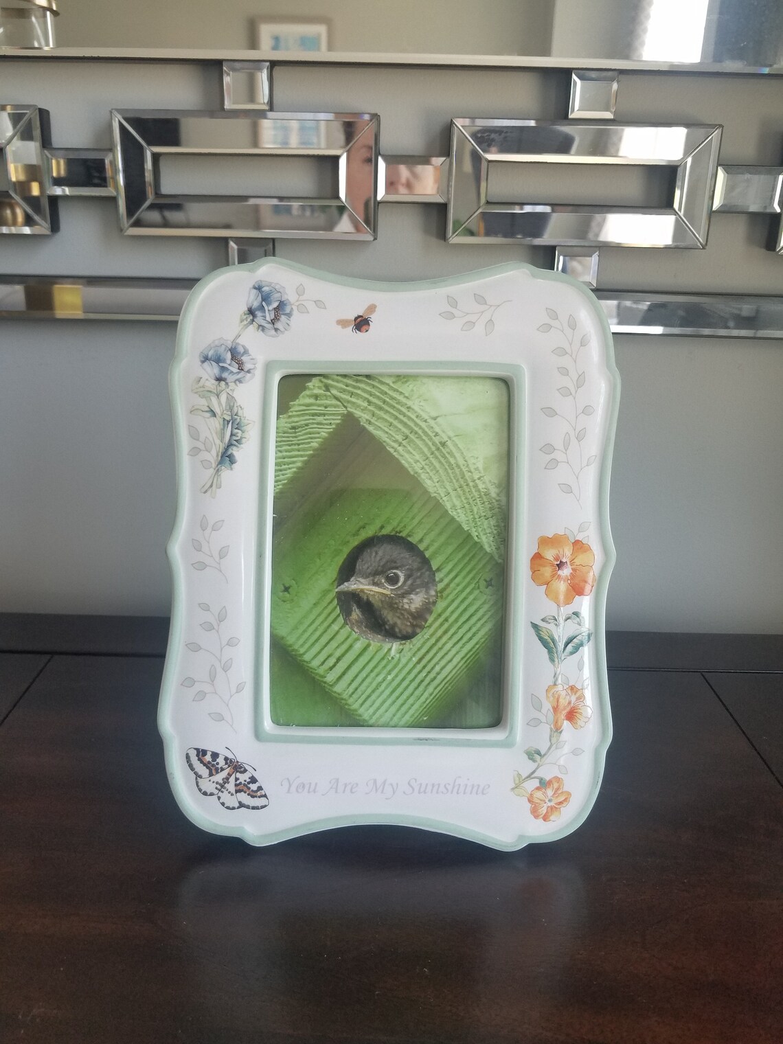 Vintage Lenox Porcelain Photo Frame Butterfly Meadow. 4"×6" No Box. - Etsy