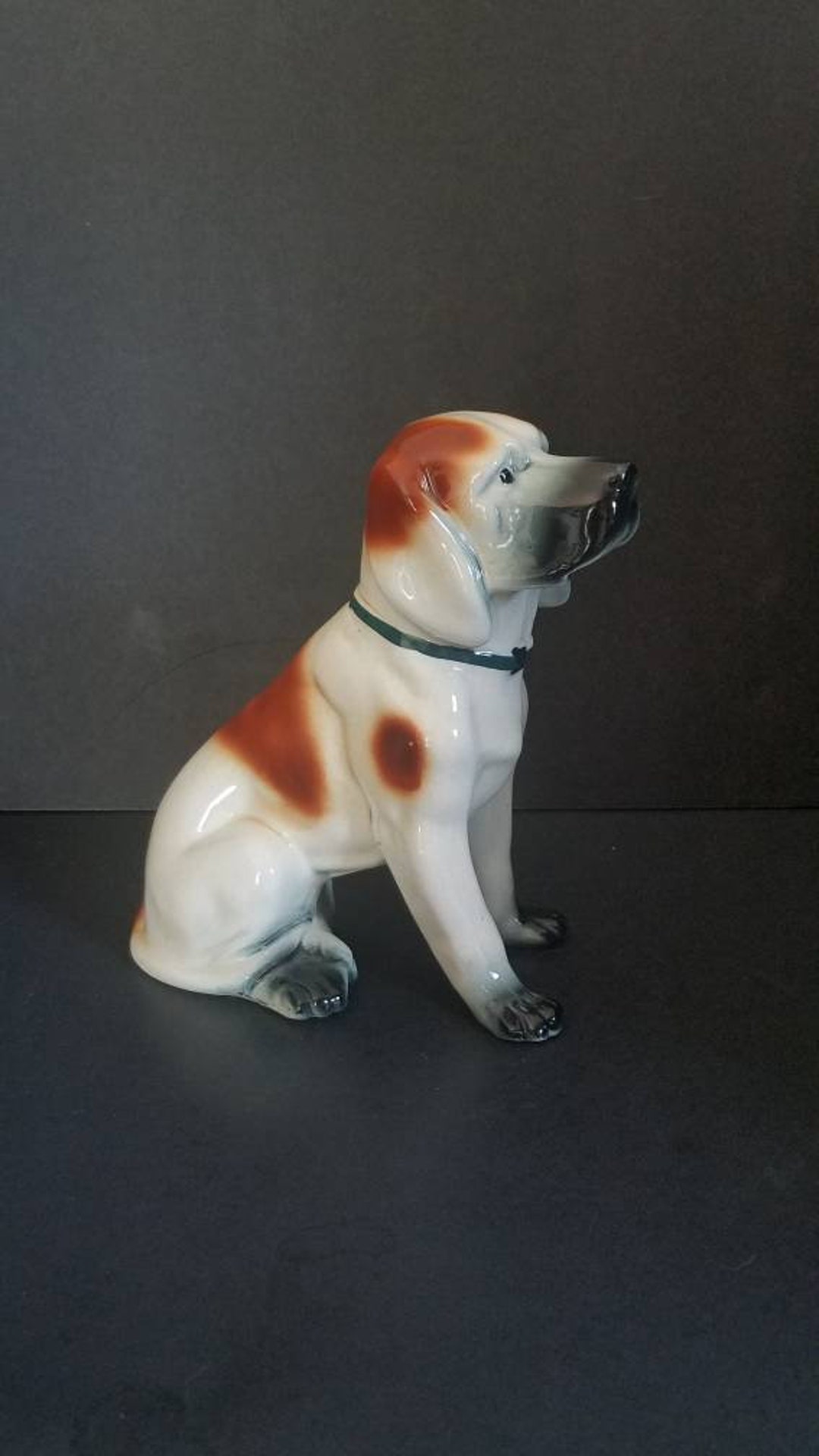 Vintage Dog Figure, China Hound Dog Figurine Gift for Dog Lover. - Etsy