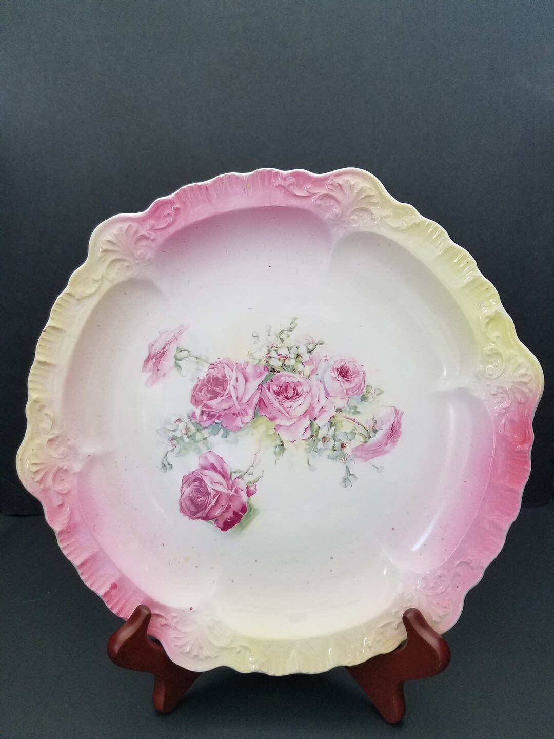 Antique /vintage Sevres China Plate '10 In. China Plate Hand Painted ...