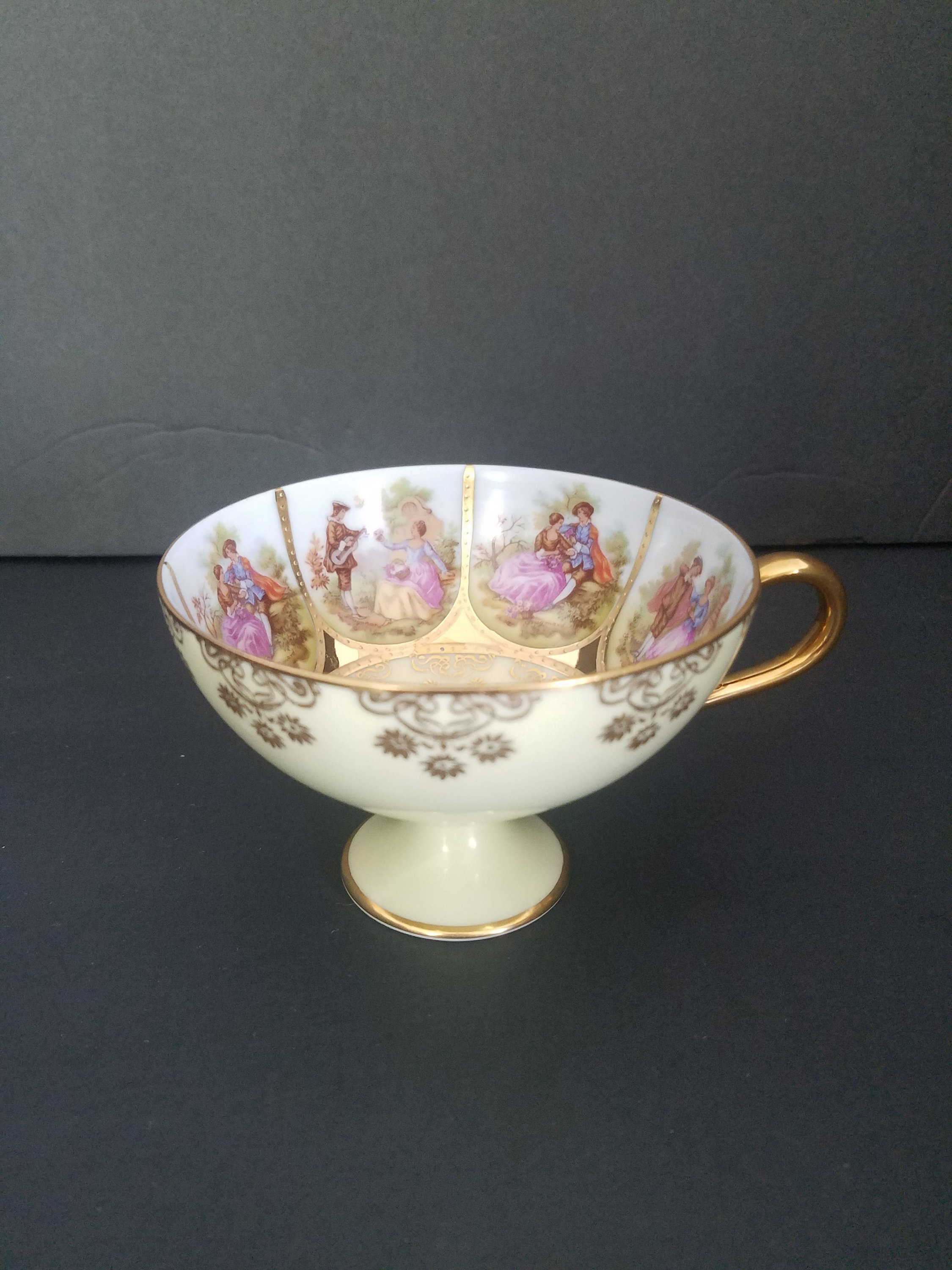Vintage Royal Vienna Tea Cup Love Story. No Saucer. - Etsy