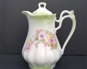 Antique Cocoa Pot - Etsy