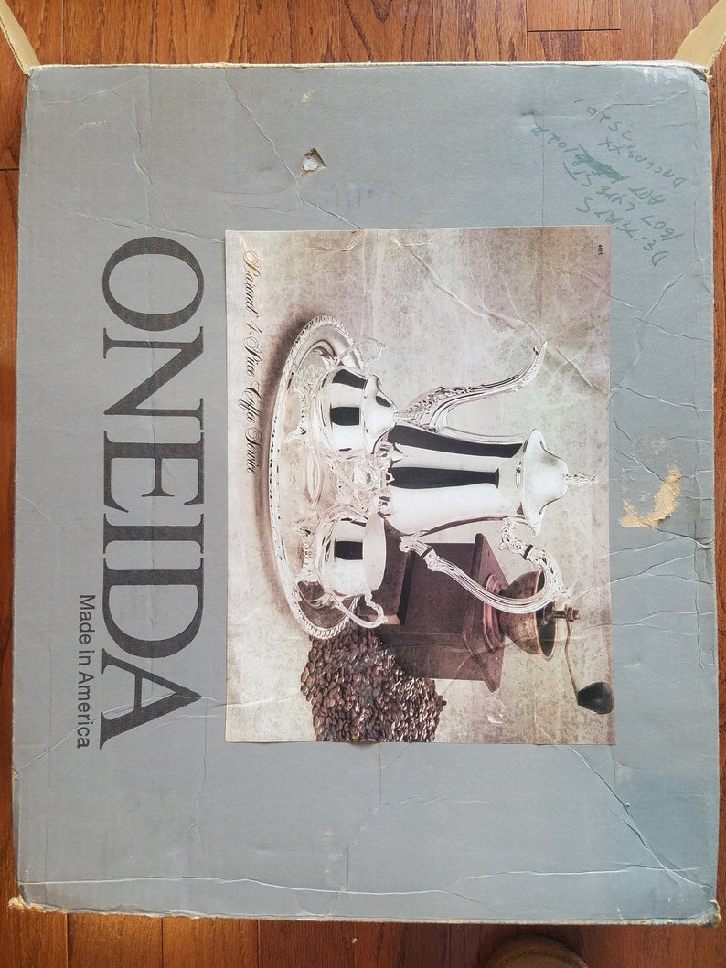 Vintage Oneida Silver Plated Coffee Tea Set 4 Piece . Never - Etsy