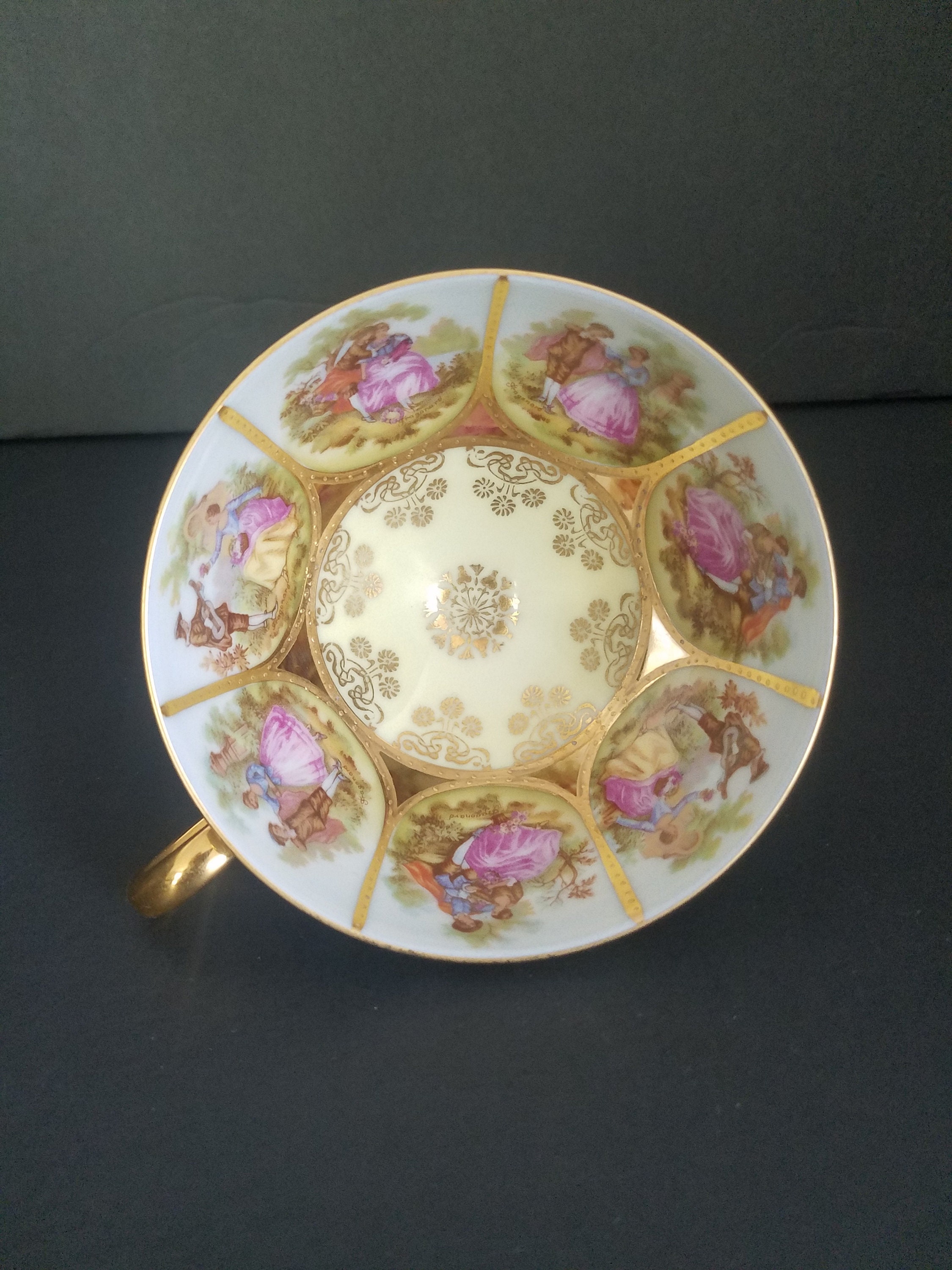 Vintage Royal Vienna Tea Cup Love Story. No Saucer. - Etsy