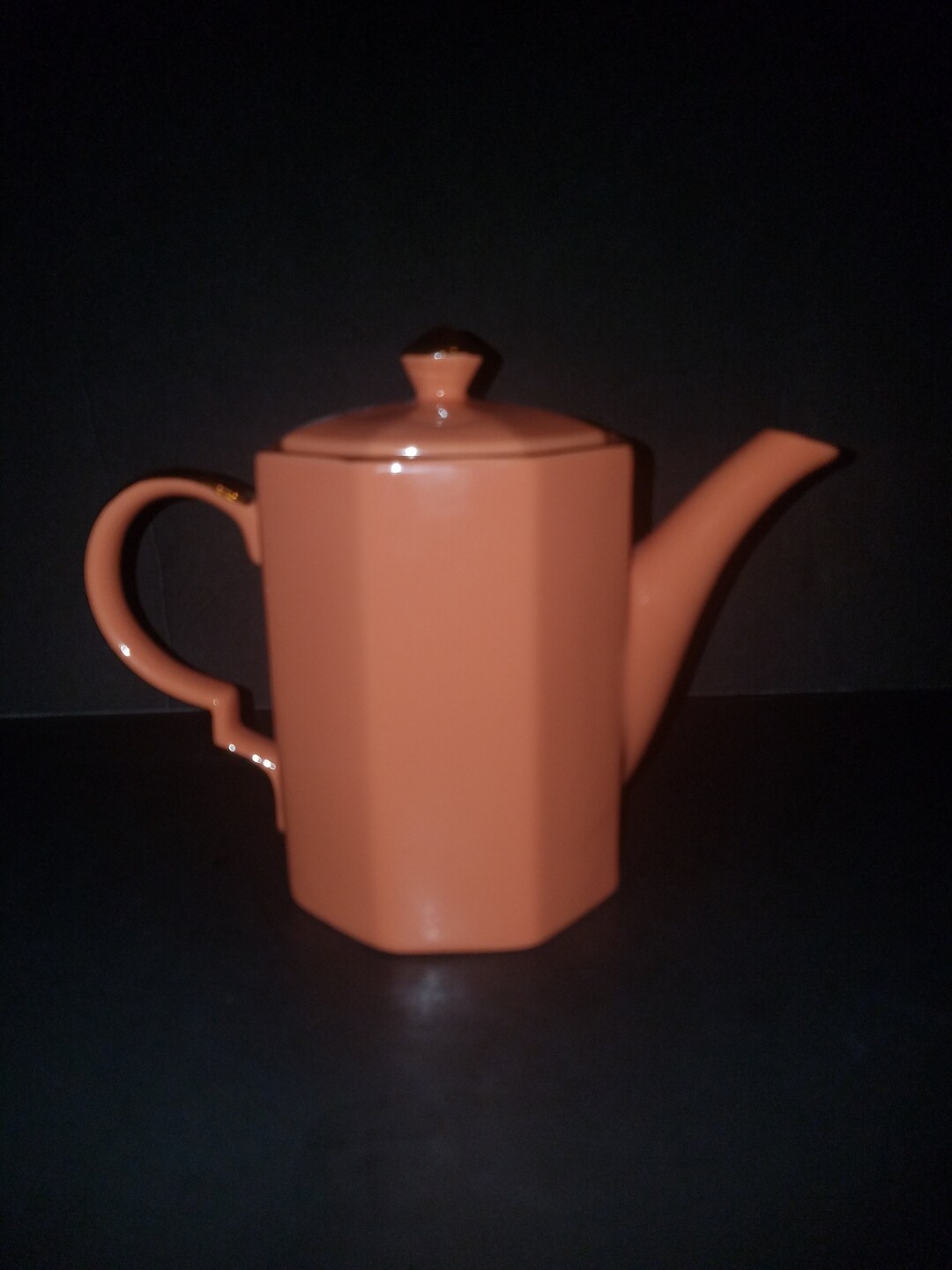 Teapot by Grace's Teaware . Porcelain Orange Teapot With Gold Trim. - Etsy