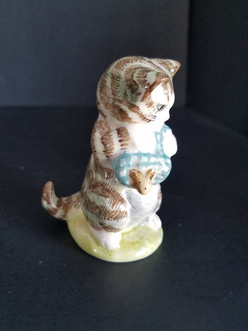 Miss Moppet Royal Albert Porcelain Figurine. Cat With Basket China ...