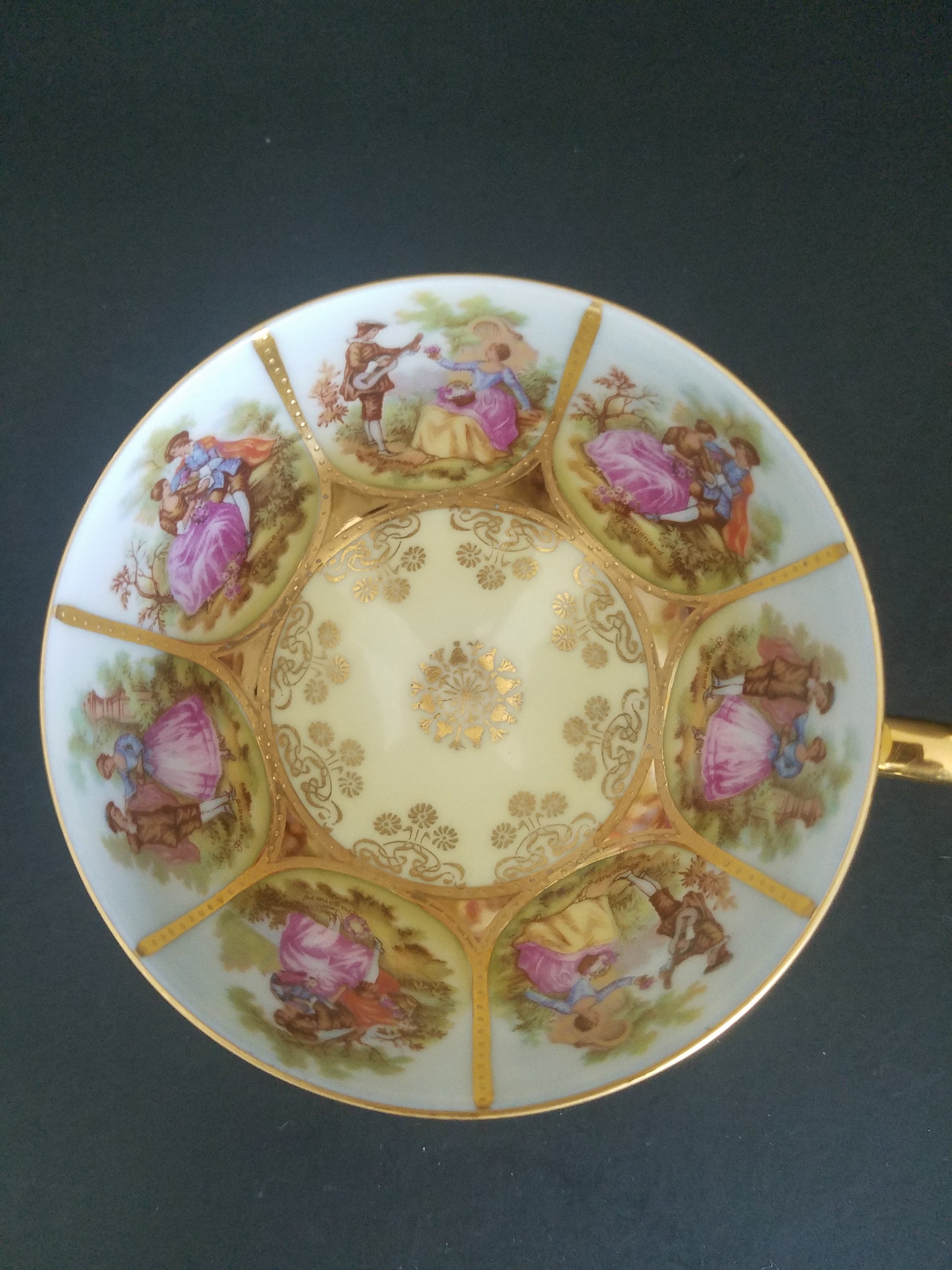 Vintage Royal Vienna Tea Cup Love Story. No Saucer. - Etsy