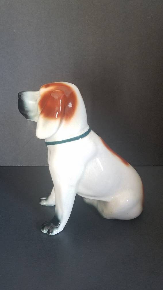 Vintage Dog Figure, China Hound Dog Figurine Gift for Dog Lover. - Etsy